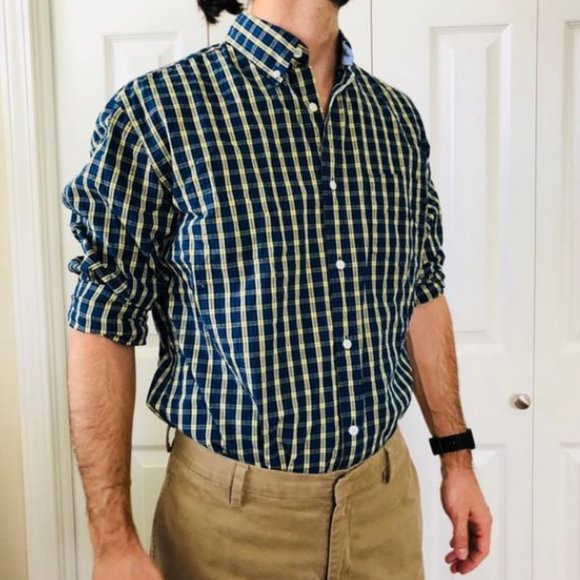 Johnston & Murphy | Shirts | Johnston Murphy Fitted Washed Gingham ...